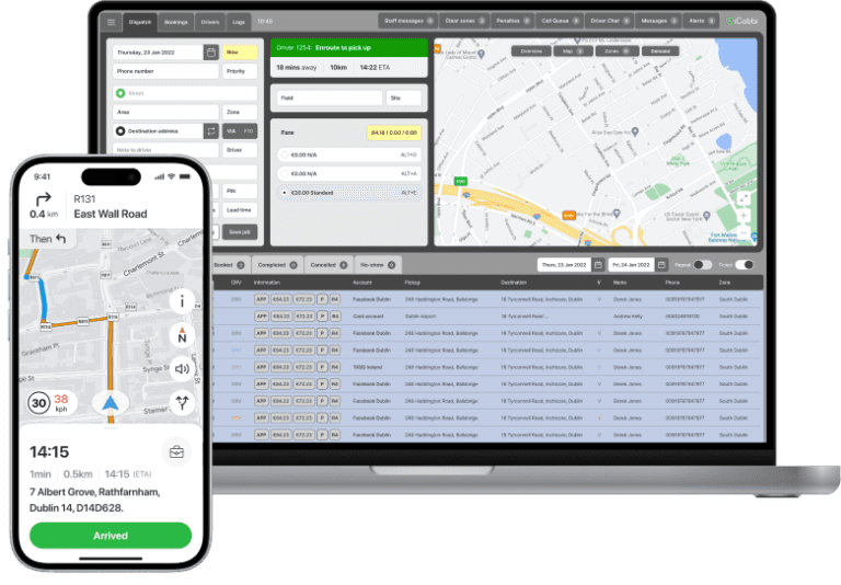 Cab Dispatch System | iCabbi Taxi Dispatch Software Features